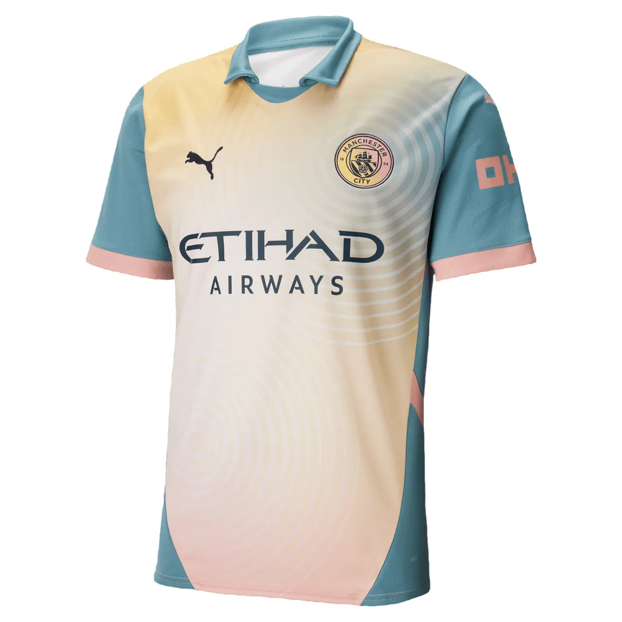Camisa Manchester City Definitely 24/25 - Amarela Camisa Manchester City Definitely 24/25 - Amarela